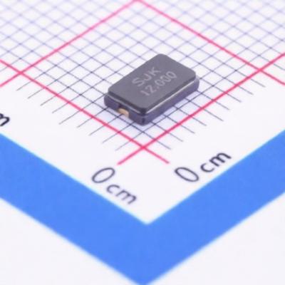 China Surface Mount Quartz Crystal Unit SJK 6I12000F20UCG with Glass Sealed Ceramic Package and RoHS Compliance for sale