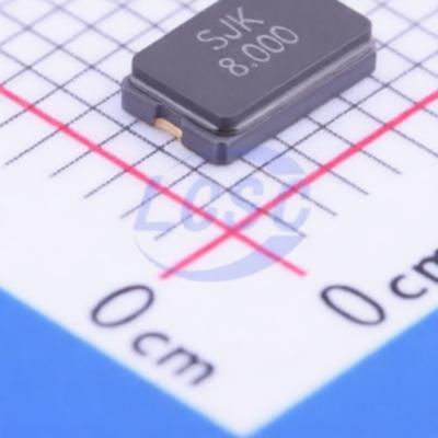 China Ceramic Glass Sealed Surface Mount Quartz Crystal Unit SJK 6I08000F20UCG with 5.0 by 3.2 millimeter Package for sale