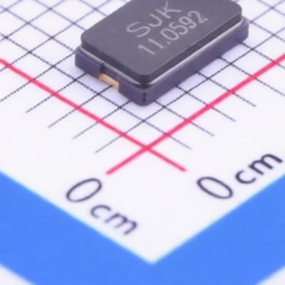 China Surface Mount Quartz Crystal Unit SJK 6I11059F20UCG Glass Sealed Ceramic Package 5.0 by 3.2 Millimeters for sale