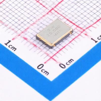 China Stable Frequency 25 MHz Crystal Oscillator SJK 6N25000G33YC Seam Sealed Ceramic Surface Mount Timing Device for sale