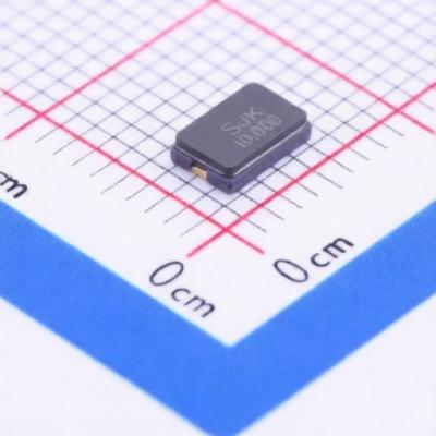 China Surface mount quartz crystal unit SJK 6I10000F20UCG 5.0 by 3.2 millimeter glass sealed ceramic package for sale