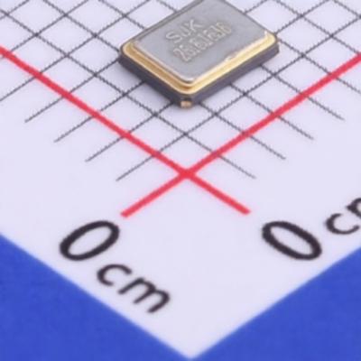 China Seam sealed ceramic surface mount quartz crystal unit SJK 7U28636AE18UCG with 3.2 by 2.5 millimeter package for sale