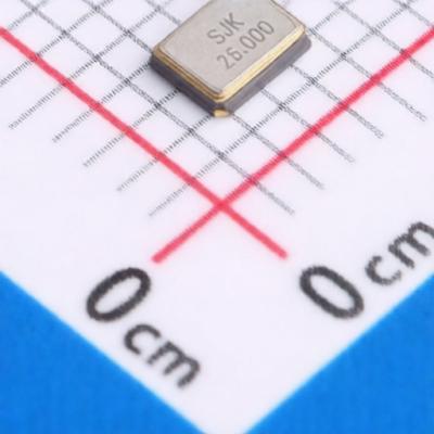 China Seam sealed ceramic surface mount quartz crystal unit SJK 7U26000E10UCG with 26 megahertz frequency for sale