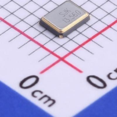 China Surface Mount Quartz Crystal Unit SJK 7U13560E06UCG 13.560MHz 3.2 by 2.5mm Ceramic Package for sale