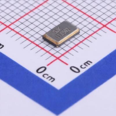 China Seam sealed ceramic surface mount quartz crystal unit SJK 7I11059AF12UCG with 11.0592MHz frequency tolerance 20 ppm for sale
