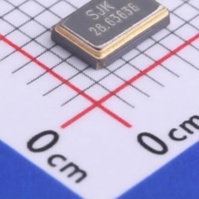 China Seam Sealed Ceramic Surface Mount Quartz Crystal Unit SJK 7I28636AF20UCG with 28.636360MHz Frequency for sale