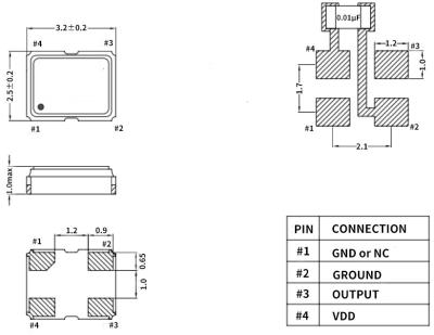 China SMD Temperature Compensated Crystal Oscillator Module SJK 8W30000P33XCA with Low Current Consumption for sale