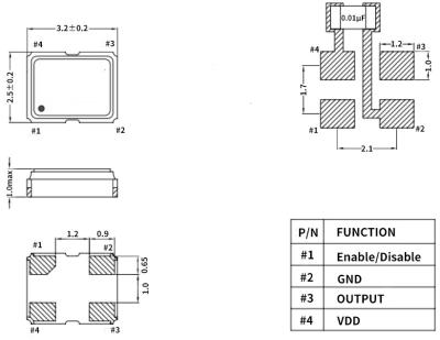 China Surface Mount Temperature Compensated Crystal Oscillator Module SJK 8W26000P33YCA 26 MHz 3.3 Volt for sale
