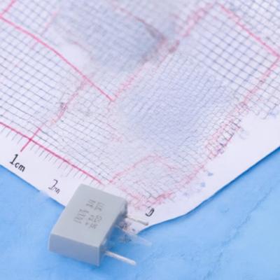 China Tinned Wire Lead Radial Potted DC Film Capacitor VISHAY BFC237051103 with Epoxy Resin Encapsulation for sale