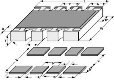 China High reliability resistor array VISHAY CRA06E083360RJTA with wide resistance range 10 ohm to 1 mega ohm for sale
