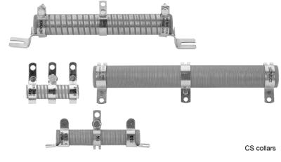 China High power resistor Vishay RSSD20117A11R0JB00 with special cement mechanical protection and stainless steel collars for sale