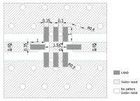 China Ceramic low pass filter RFLPF2012090K0T multilayer LTCC technology optimized for RF harmonic suppression for sale