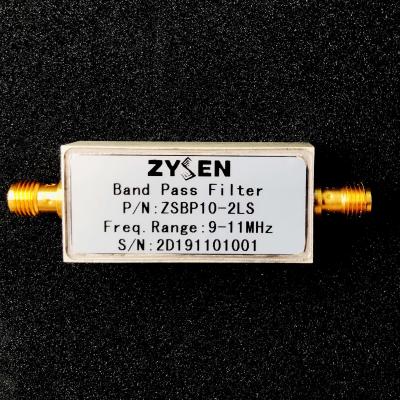China 2MHz Bandwidth RF Microwave Filter 9 to 11MHz LC Band Pass Filter for sale