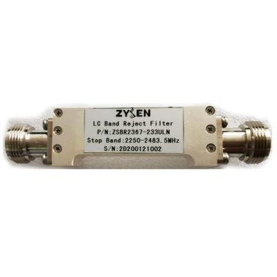 China 2483.5MHz 35dB LC Band Stop Filter 50ohm Wide Band Reject Filter for sale