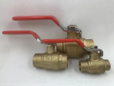 Cina Mexico hot sale 1/2 Inch gas Female Threaded Forged Brass full welded ball valve in vendita