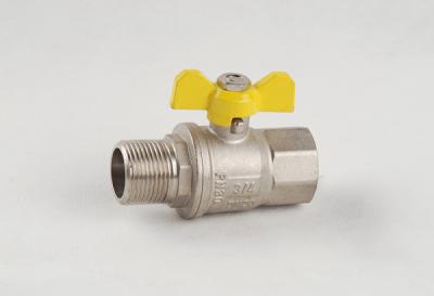 Cina La valvola a sfera d'ottone a 1 pollici della maniglia del ferro ha infilato la norma dell'ANSI di ASTM in vendita
