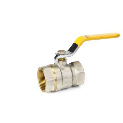 China Size Customizable 42mm Manual Brass Gas Valve With Aluminum Handle for sale