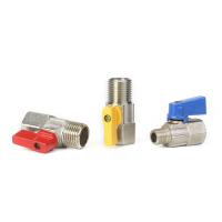 China Medium Temperature 16mm Brass Gas Valve Tap Quick Fitting Durable for sale