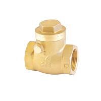 China Female Threaded Brass Swing Check Valve for sale