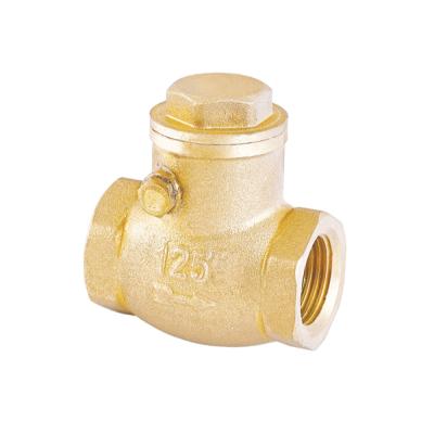 Cina Valvola di ritenuta d'ottone a 1 pollici verticale di modo antiusura del ODM uno per l'adduzione di acqua in vendita