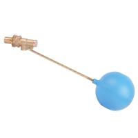 China Evaporative Cooler Brass Float Valve With Ball Bulkhead Mounting Non Rusting for sale