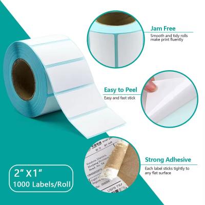 China Custom Logo Color Thermal Paper Labels for Milk Tea for sale