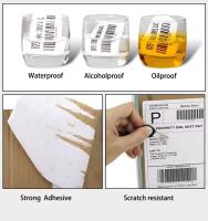 China Thermal Packaging Shipping Labels 4x6 Waterproof Self Adhesive Custom Logistics for sale
