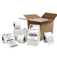 China Thermal Packaging Shipping Labels 4x6 Waterproof Self Adhesive Custom Logistics for sale