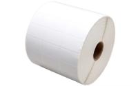 China Glossy White Permanent Adhesive Transfer Label Solvent Resistant for sale