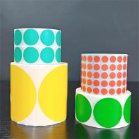 China Printing Blank Adhesive Sticker Label Waterproof Rectangle or Round Customized for sale