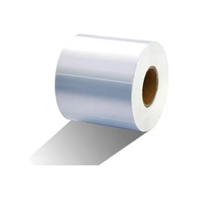 China Waterdicht PET-thermisch etiket Sticker Custom Logo Kleefmiddel voor het afdrukken Te koop
