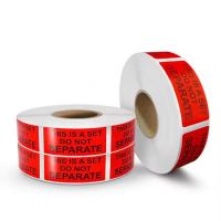 China Custom Made Paper Warning Labels With Strong Adhesive for sale