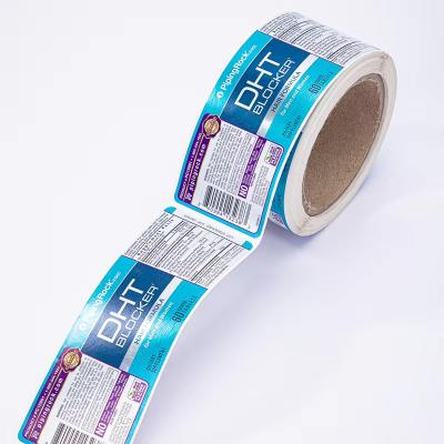Cina Carta adesiva circolare per etichette sintetiche a prova d'acqua per imballaggi in vendita