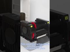 Impresora de etiquetas de código de barras RFID Impresora de transferencia térmica de escritorio 203DPI/300DPI