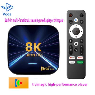 China Custom 8K Streaming Applications Multi Language Android 14 TV Box for sale