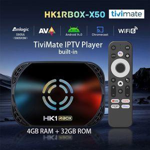 China WiFi6 Android TV Box Quad Core 4K Streaming Video Set Top Box 4G Ram 32G Rom for sale