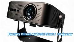 Factory-direct smart projector featuring native 1080P resolution, 360 ANSI lumens brightness