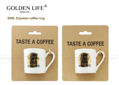Cina Tazza personale amichevole eco- del caffè espresso delle tazze da caffè con il pacchetto della carta di Kraft in vendita