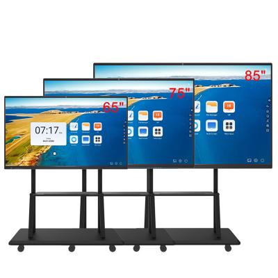 China Qtenboard Factory Supply Android Interactive IR Touch Screen Interactive White Board for Class Rooms Kids for sale