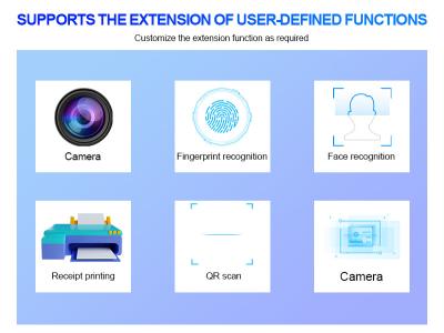 China Qtenboard Custom Label Popular Touch Screen Self Service Order Kiosk Desktop Payment Kiosk Outdoor Kiosk Display with Best Price for sale