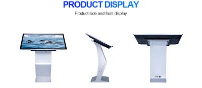 China 43 55 65 Inch Floor Standing Advertising Digital Totem Display LCD Waterproof Indoor Signage Touch Screen Self Service Kiosk for sale