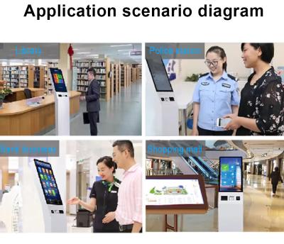 China Qtenboard Bank/Hospital/Government Queue Kiosk Queue Management System Kiosk Number Calling Self Service Kiosk with Ticket Dispenser for sale