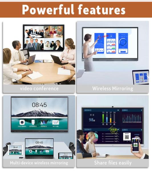 Quality Qtenboard 55" Interactive Flat Panel Wireless Sharing Office Meeting Company for sale