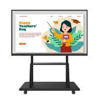 China 4K LCD Touch Screen Interactive Flat Panel with 40-50 Touch Points and Smooth Writing Digital Whiteboard for sale