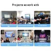 China 86 Inch 4K Resolution Interactive Flat Panel with Android Windows Dual System for Education for sale
