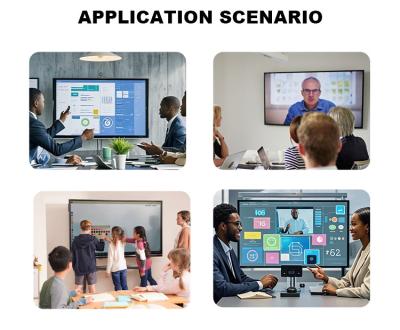 China Qtenboard Multimedia All in One PC i5 i7 LCD Interacvtive Flat Panel 55 Inch for Class for sale