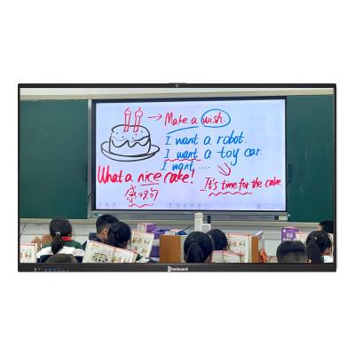 중국 Qtenboard 터치 스크린 55인치 듀얼 시스템 인터랙티브 스마트 보드 (교육용) 판매용