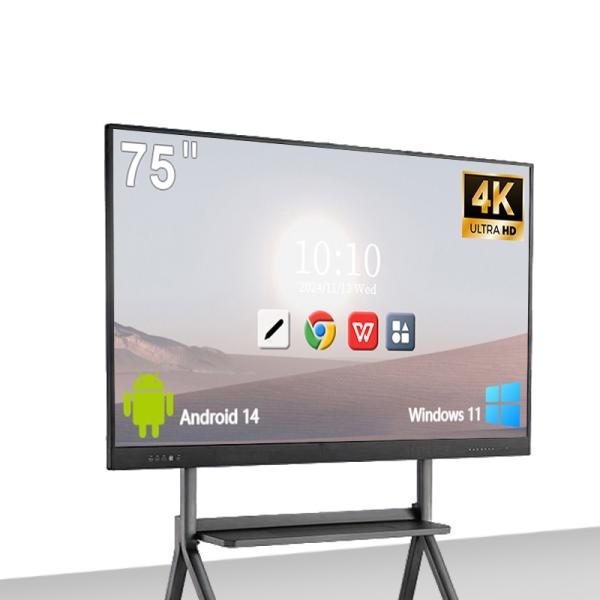 Quality Teaching 1MM Zero Bond Tempered Glass Multi-Functional Interactive White Board for sale