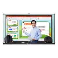 China 75 Inch Interactive Smart Board with 4K Resolution 40-50 Touch Points and Dual OS for Classroom for sale