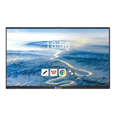 중국 75인치 듀얼 시스템 터치 스크린 교감형 스마트 보드 판매용